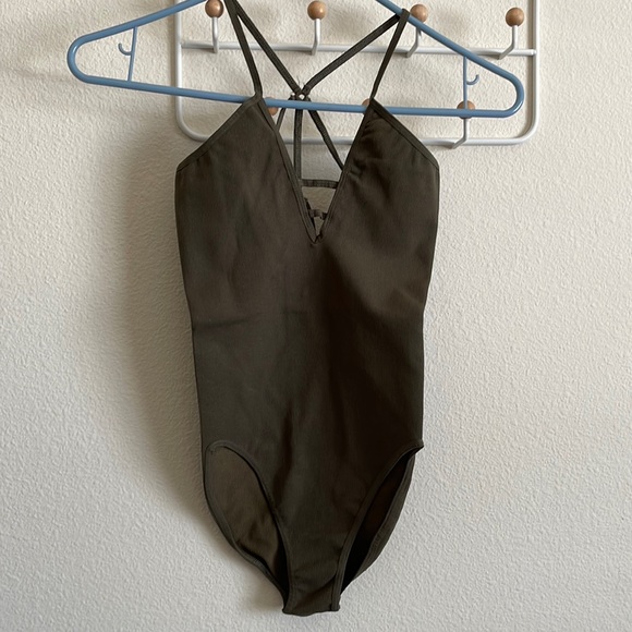 Free People | Tops | Free People Movement Ribbed Bodysuit | Poshmark